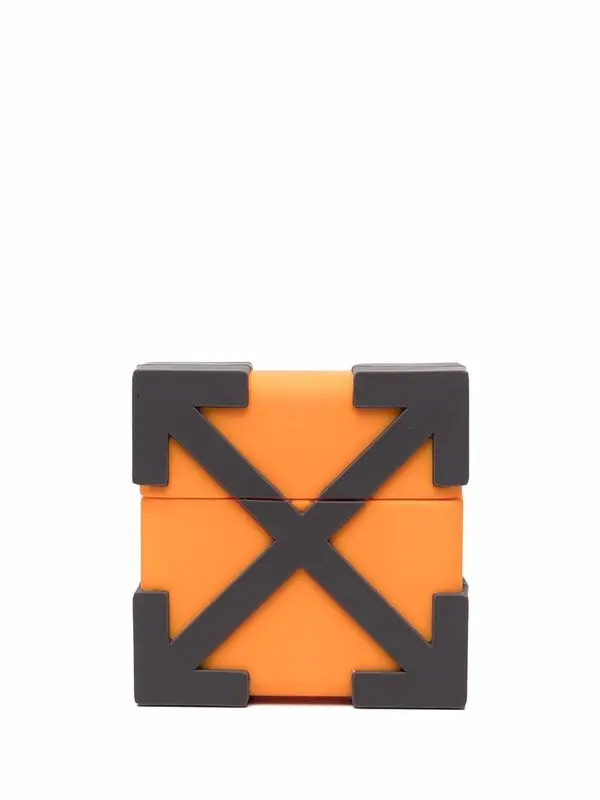 Off-White Arrow Airpods Case - Orange