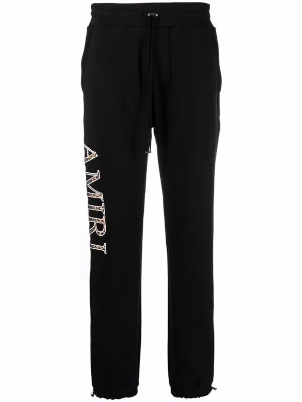 Amiri Logo Print Track Pants - Black