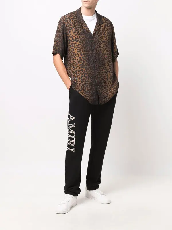 Amiri Logo Print Track Pants - Black