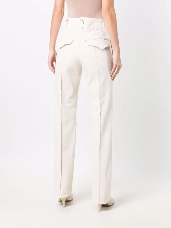 Isabel Marant Étoile High-rise Straight-leg Trousers