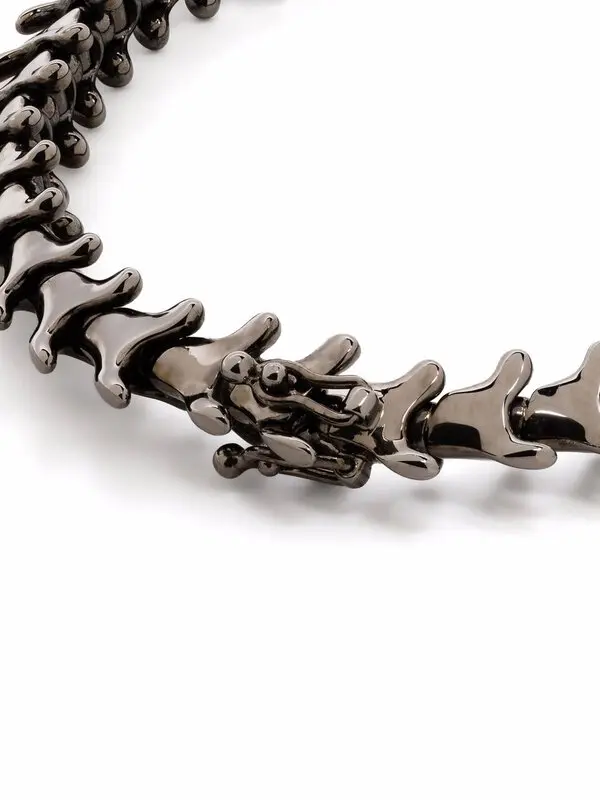 SHAUN LEANE Serpents Trace Slim Bracelet - Black