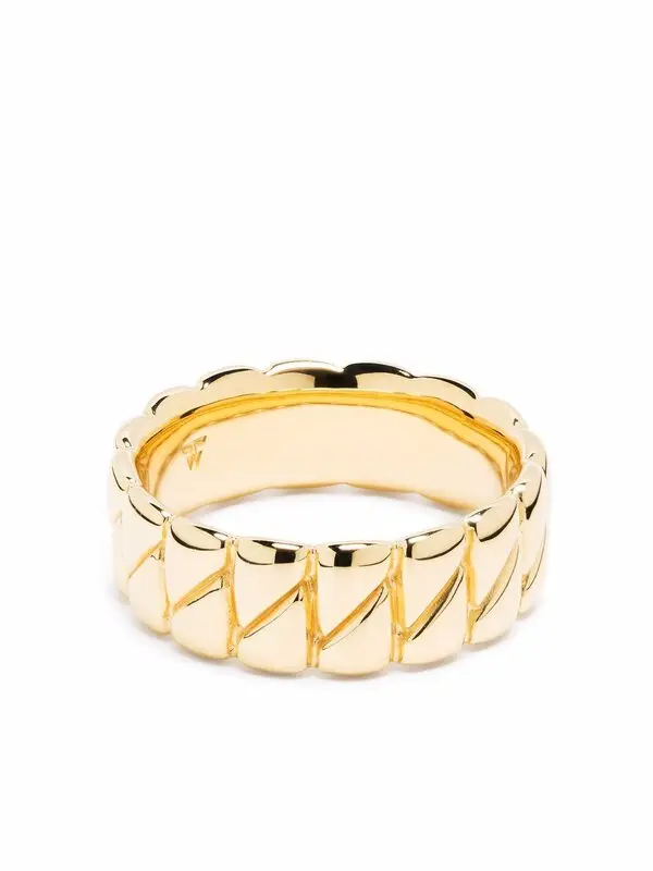 Tom Wood 9kt Yellow Band Ring - Gold