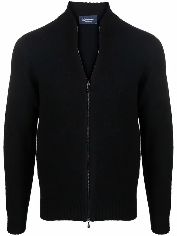 DRUMOHR Zipped-up Knit Cardigan