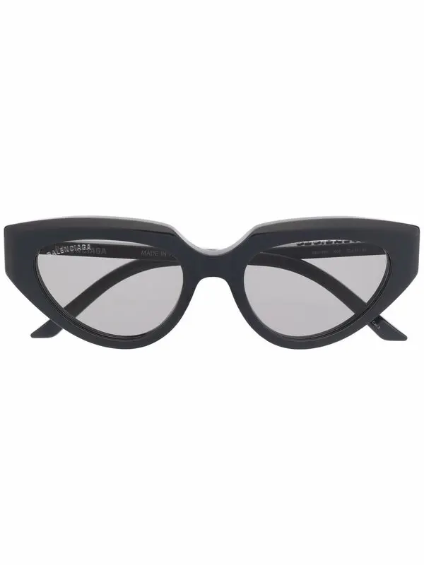 Balenciaga Cat-eye Frame Sunglasses - Black