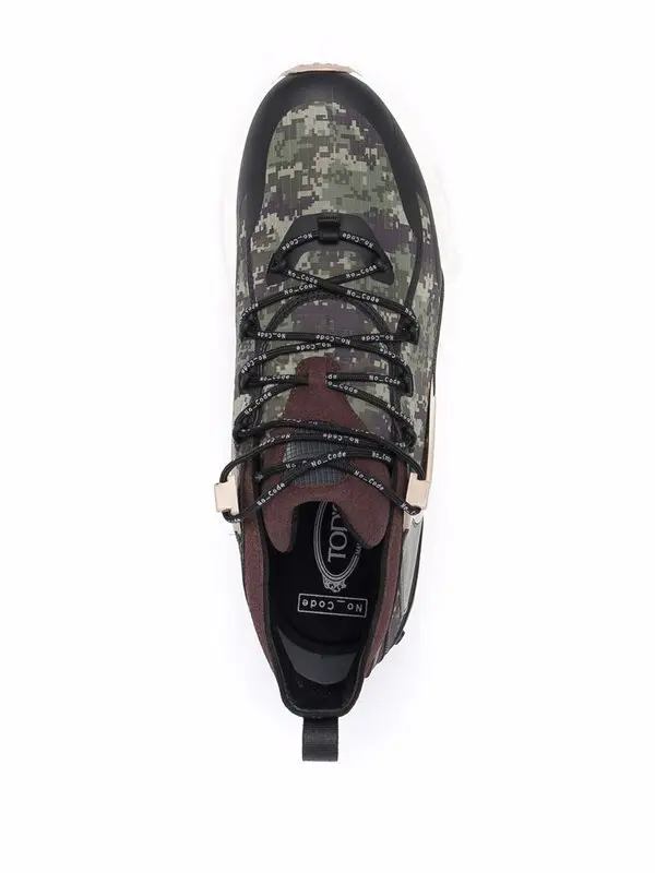 TOD'S Camouflage-print Sneakers