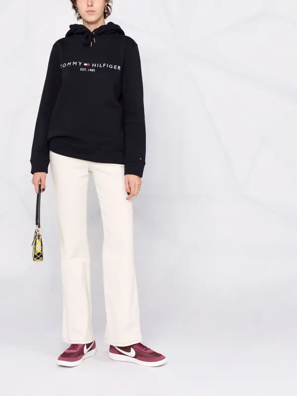 Tommy Hilfiger Embroidered Logo Pullover Hoodie