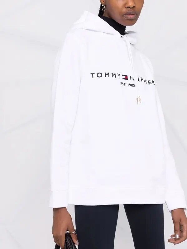 Tommy Hilfiger Logo-print Drawstring Hoodie