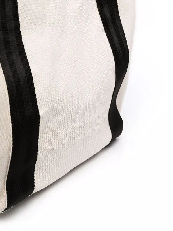 AMBUSH Logo-embossed Medium Tote Bag - Neutrals
