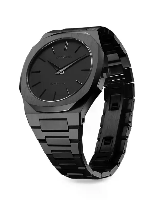 D1 MILANO Ultra Thin 40mm Watch - Black