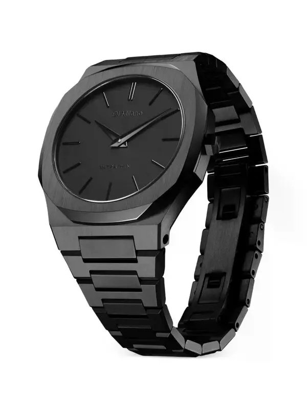D1 MILANO Ultra Thin 40mm Watch - Black