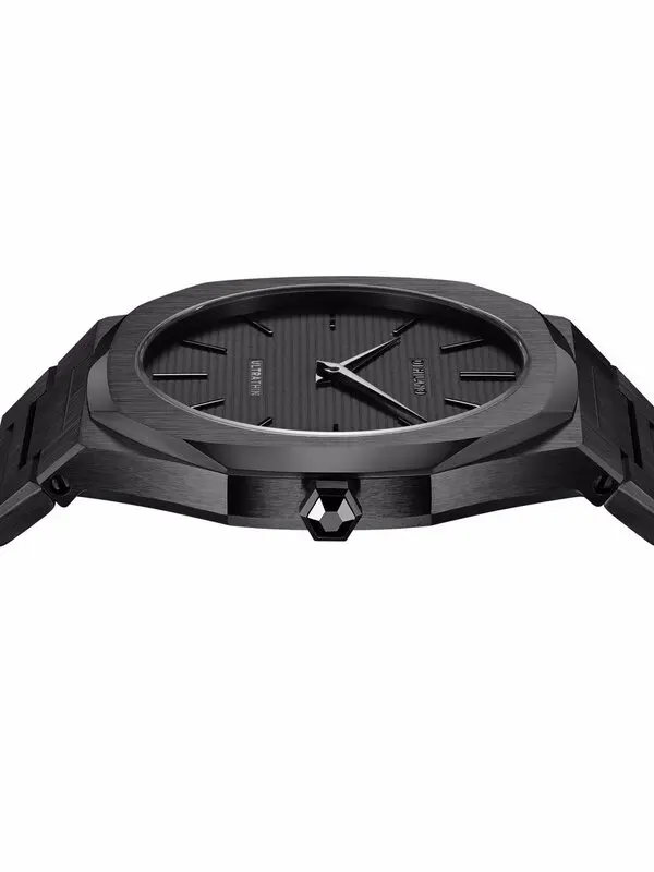 D1 MILANO Ultra Thin 40mm Watch - Black