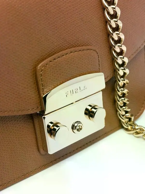 Furla Pebbled Leather Crossbody Bag