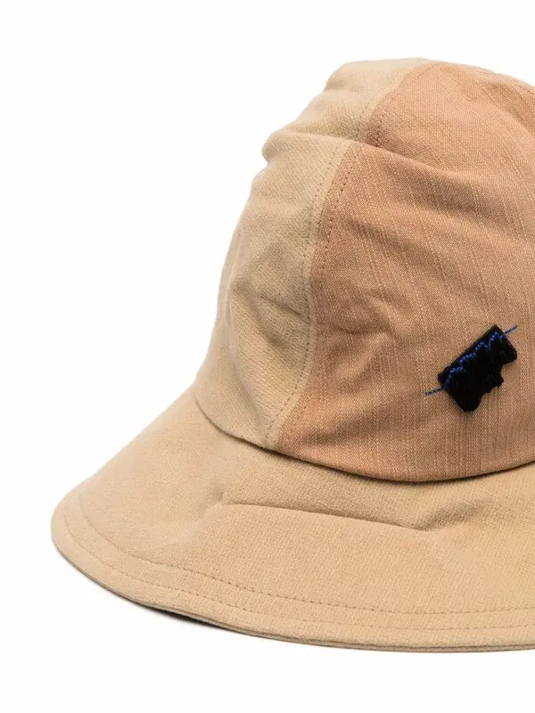 ADER ERROR Two-tone Wide Brim Hat - Neutrals