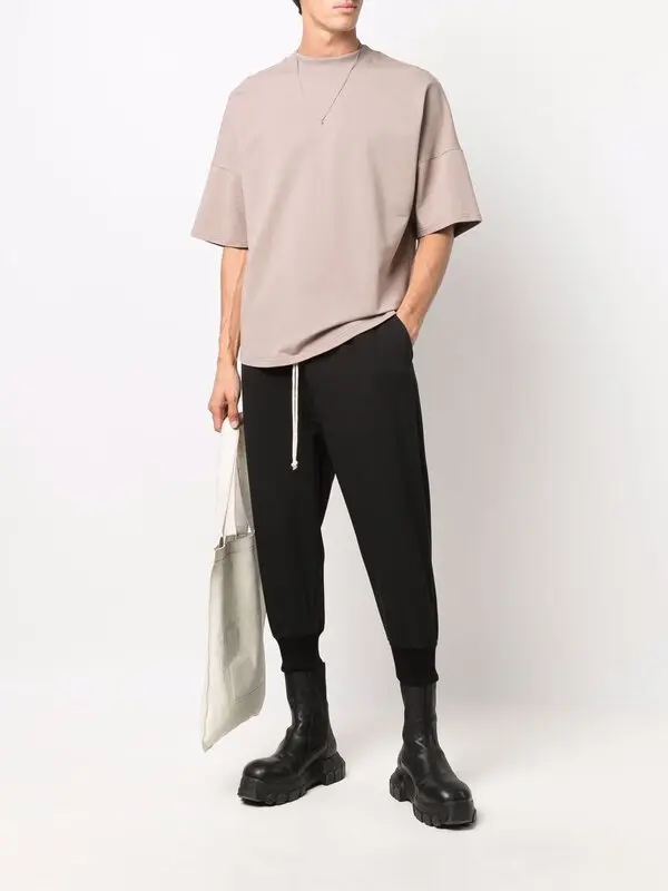 Alchemy Fashions Drawstring-waist Cropped Trousers
