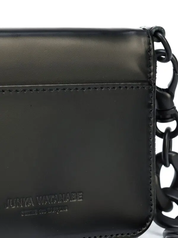 【junya】ウォレット Junya Watanabe Zip-Around Wallet On Chain In Black - 50% Off