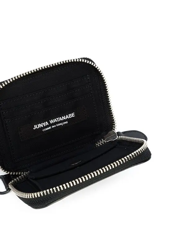 【junya】ウォレット Junya Watanabe Zip-Around Wallet On Chain In Black - 50% Off
