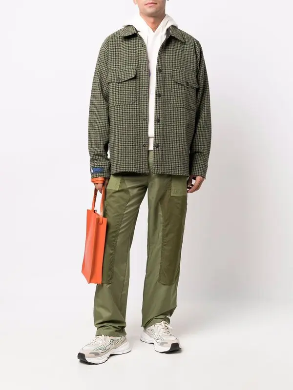MSGM Herringbone Check-pattern Shirt