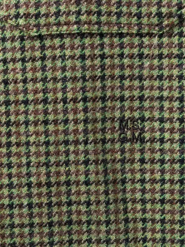 MSGM Herringbone Check-pattern Shirt