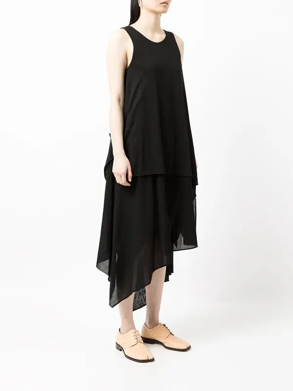 FORME D'EXPRESSION Layered-detail Asymmetric Dress