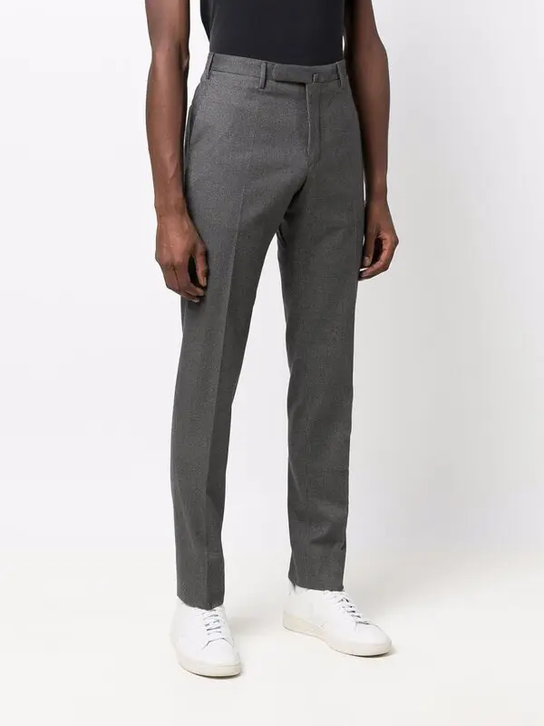 Incotex Mid-rise Slim-fit Chinos - Grey