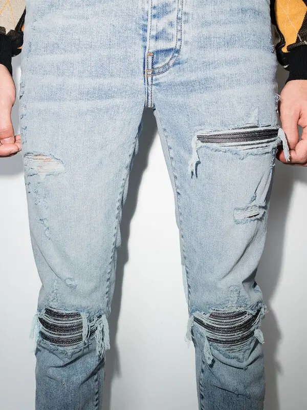 Amiri Ripped-finish Skinny Jeans