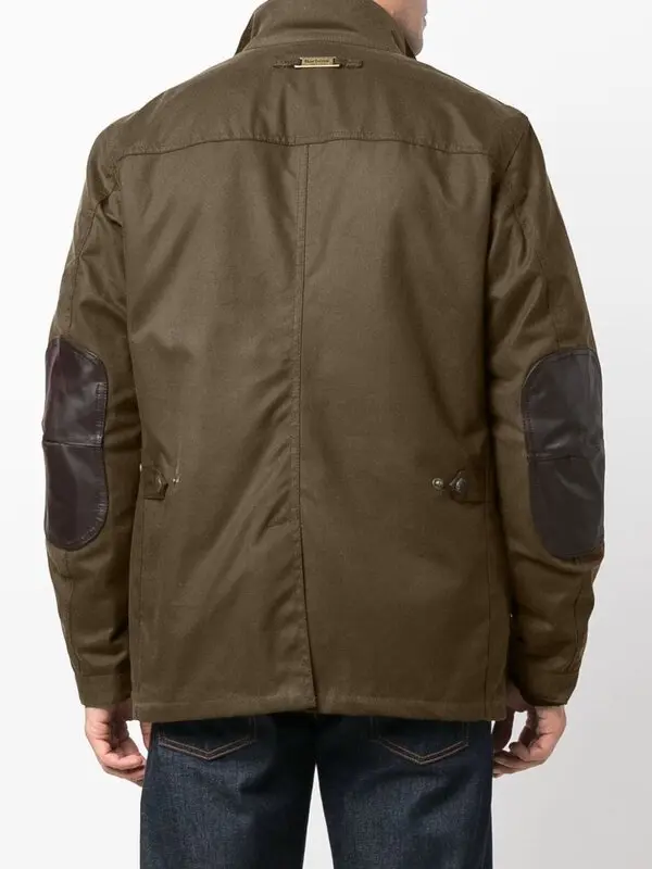 Barbour Ogston Waxed Cotton Jacket - Green