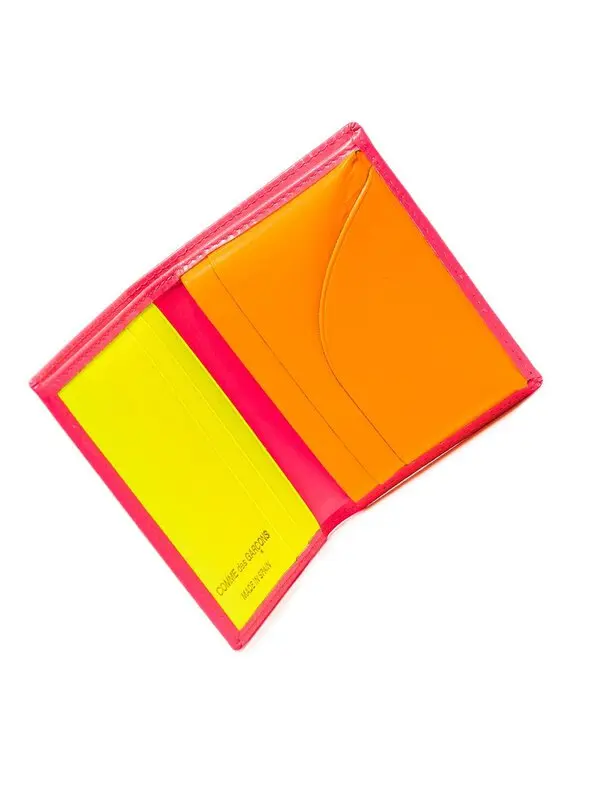 Comme Des Garçons Super Fluo Bi-fold Wallet