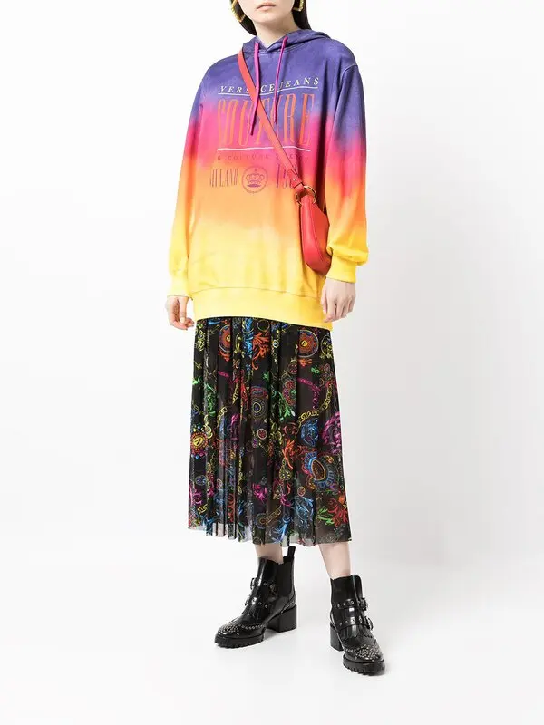 Versace Tie-dye Print Hoodie