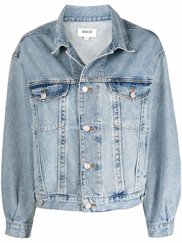 AGOLDE Washed-effect Denim Jacket