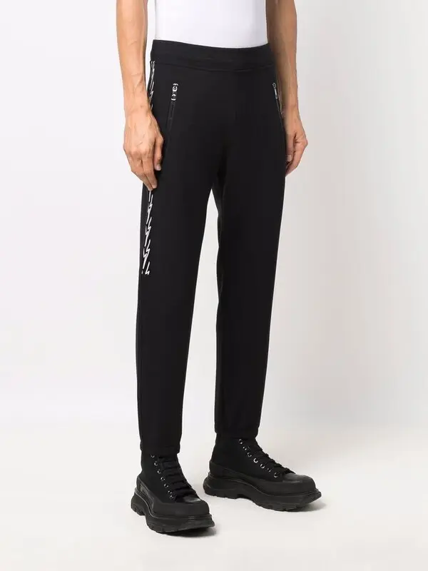 Neil Barrett Thunderbolt Tape Track Pants