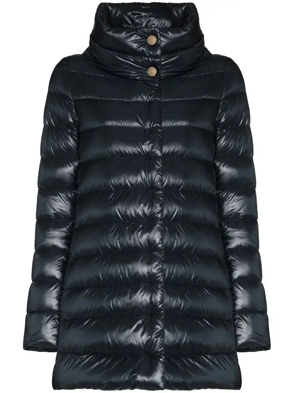 Herno Ultralight Quilted Coat - Blue