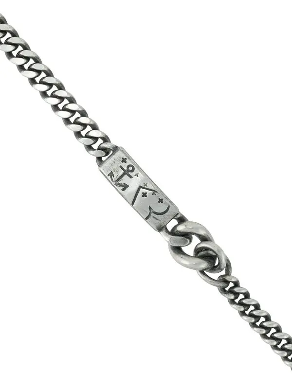 Werkstatt:München Engraved-tag Chain Bracelet