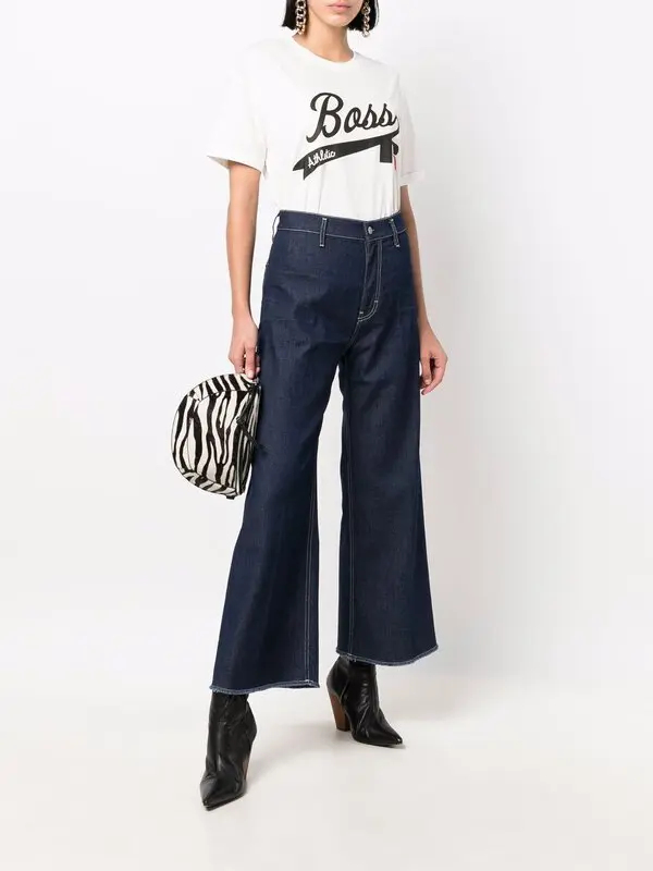 HAIKURE High-waisted Wide-leg Jeans