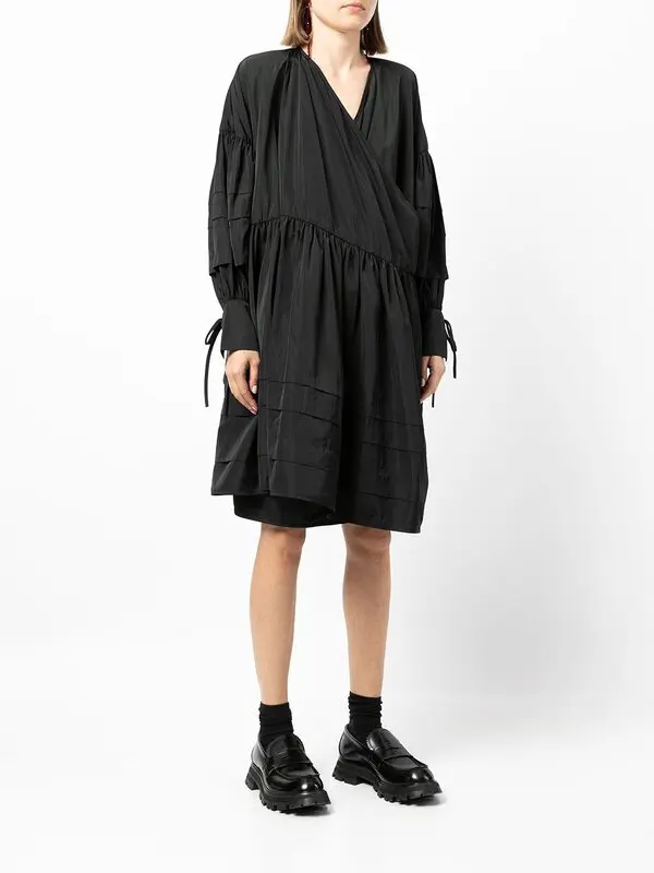 Cecilie Bahnsen Wide Wrap Dress