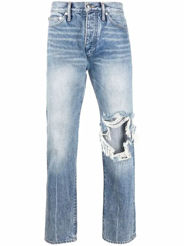 Rhude Ripped-detail Jeans