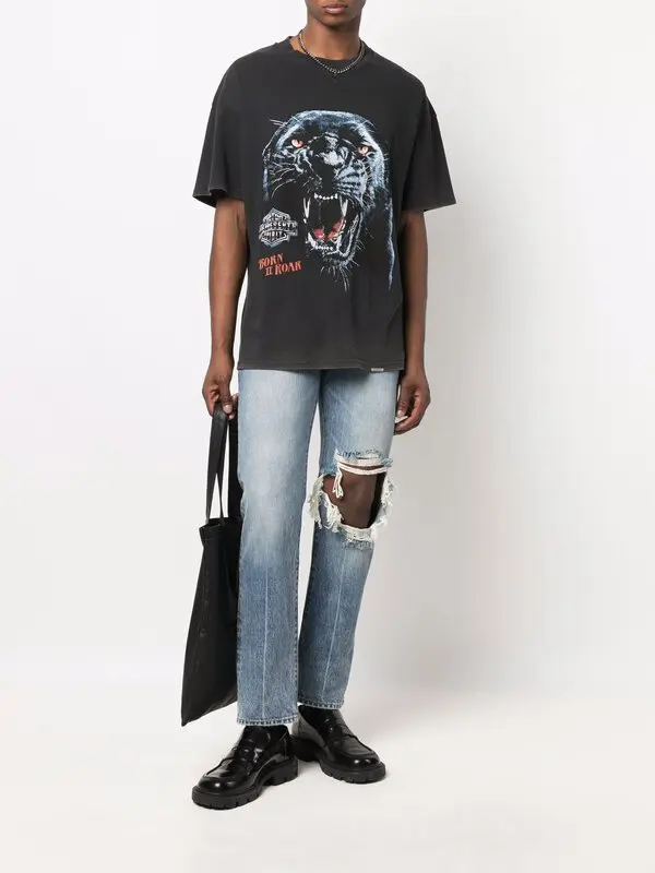 Rhude Ripped-detail Jeans
