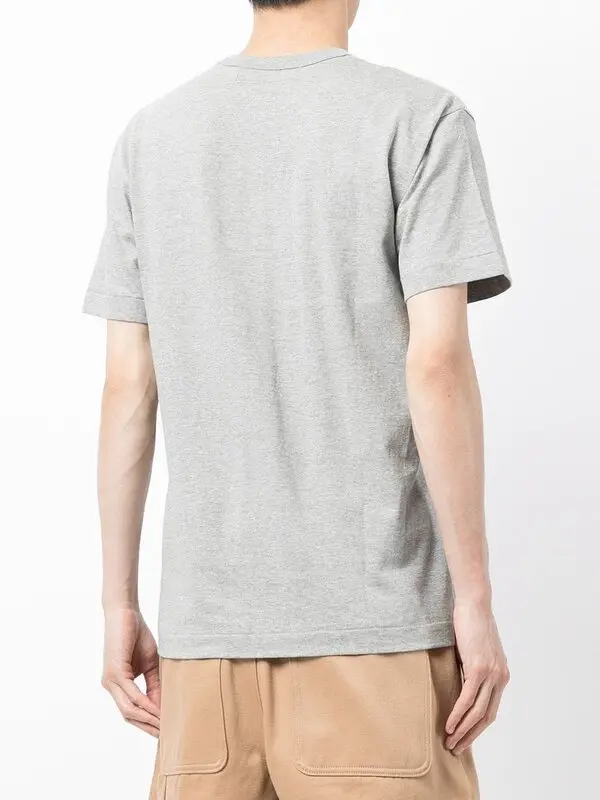 Play Comme Des Garcon Embroidered Heart T-shirt - Grey