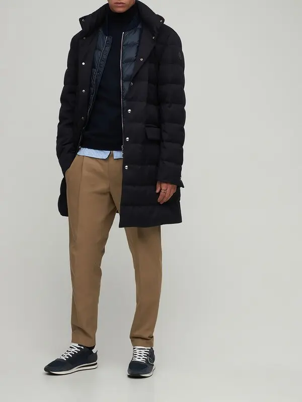 Moncler Chereau Wool Down Coat