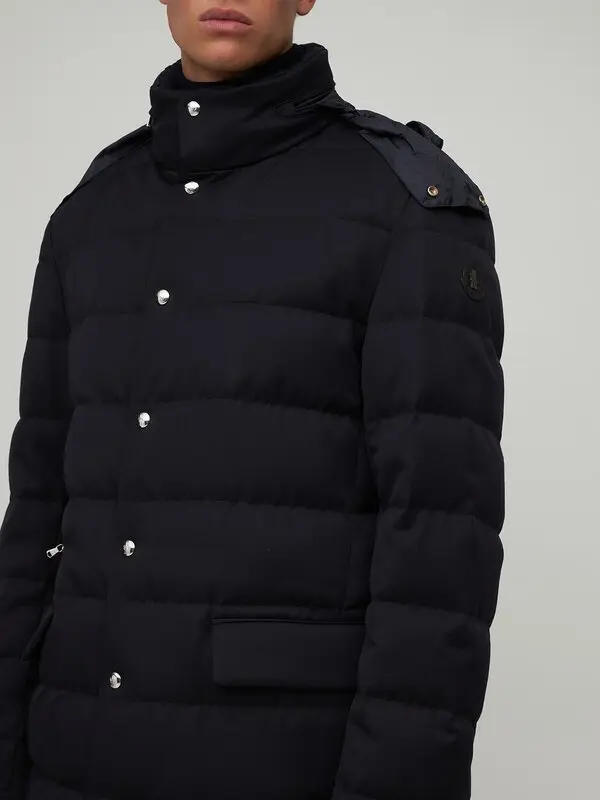 Moncler Chereau Wool Down Coat