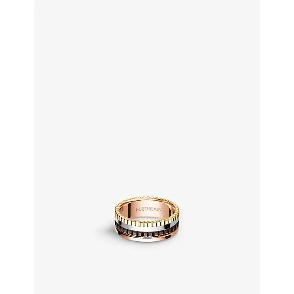 Boucheron Quatre Classique Ring - Pink Gold/white