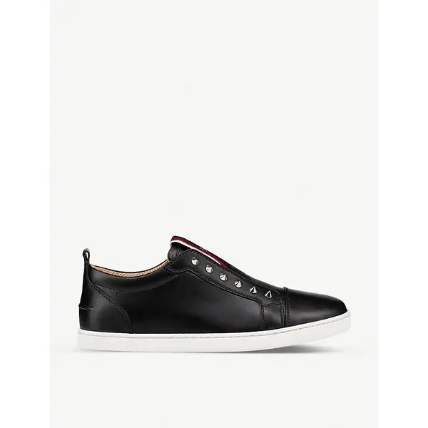 Christian Louboutin F.A.V Fique A Vontade Leather Trainers  display picture 1