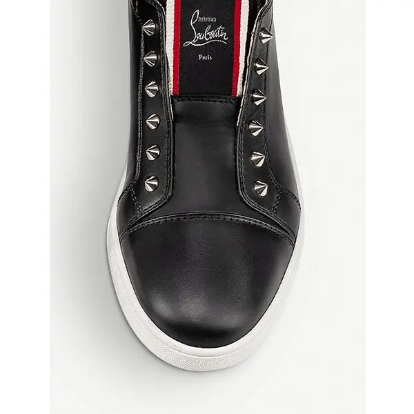Christian Louboutin FAV Fique vontade black leather sneaker trainer flat sz 46 Christian Louboutin F.A.V Fique A Vontade Sneakers | Saks  main image 4