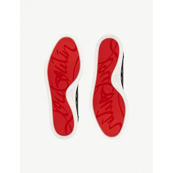 Christian Louboutin F.A.V Fique A Vontade Leather Trainers  display picture 1