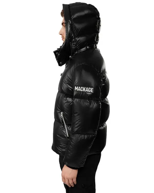Mackage Kent Hooded Puffer Jacket - Black