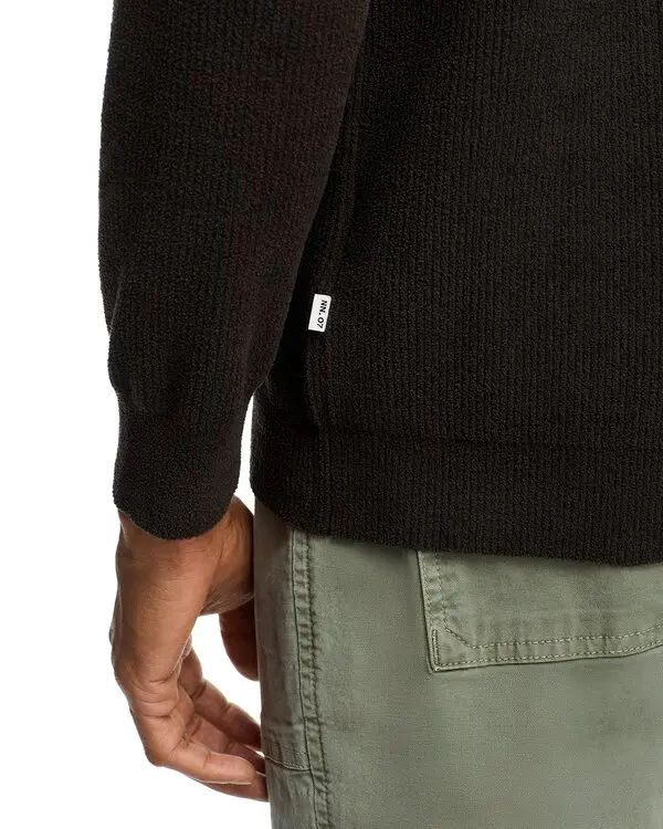 Nn07 Danny Ribbed Sweater - Dark Army
