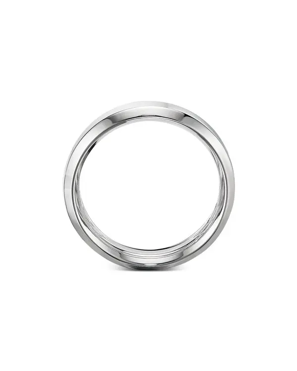 David Yurman 18k Gold Beveled Band Ring