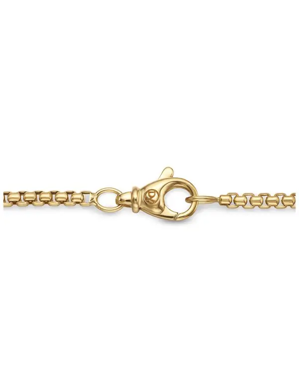 David Yurman 18k Yellow Box Chain Necklace - Gold