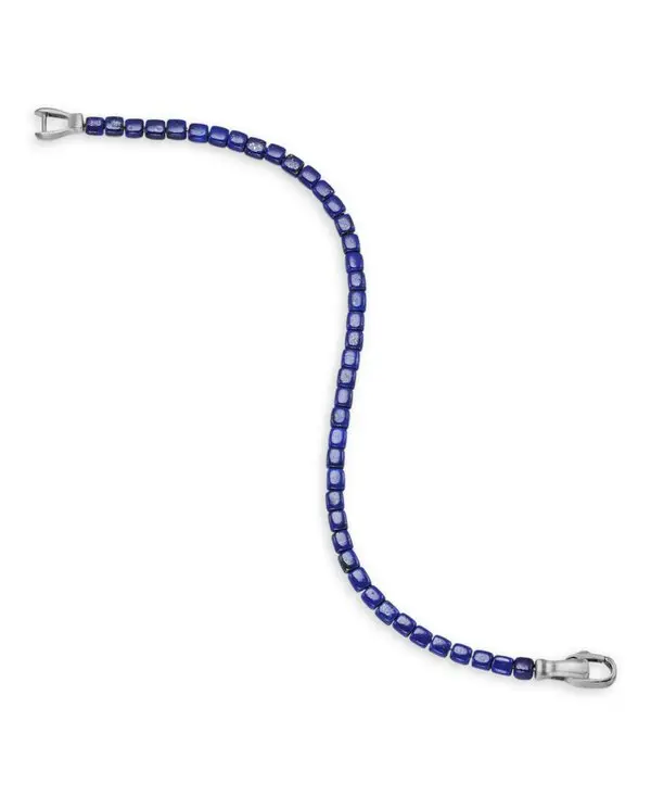 David Yurman Spiritual Beads Cushion Bracelet With Lapis Lazuli
