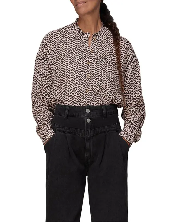 Whistles Abstract Heart Print Shirt