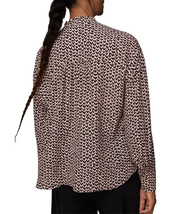 Whistles Abstract Heart Print Shirt